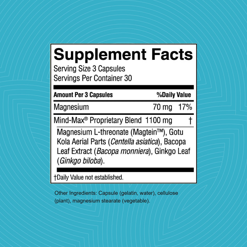 natural cognitive enhancement with Mind-Max