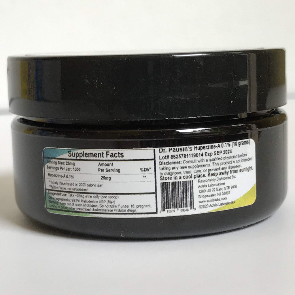 Natural cognitive enhancer Huperzine-A