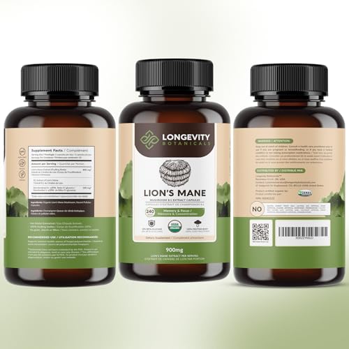 Natural cognitive enhancer mushrooms