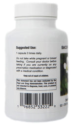 Natural cognitive support Bacopa capsules