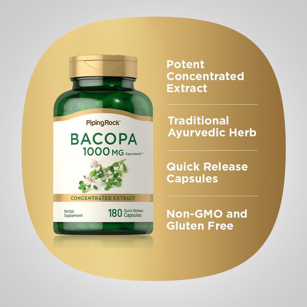 Natural cognitive support Bacopa Monnieri