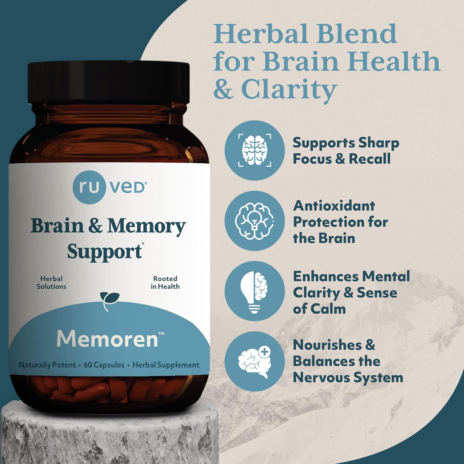 natural cognitive support Bacopa Monnieri