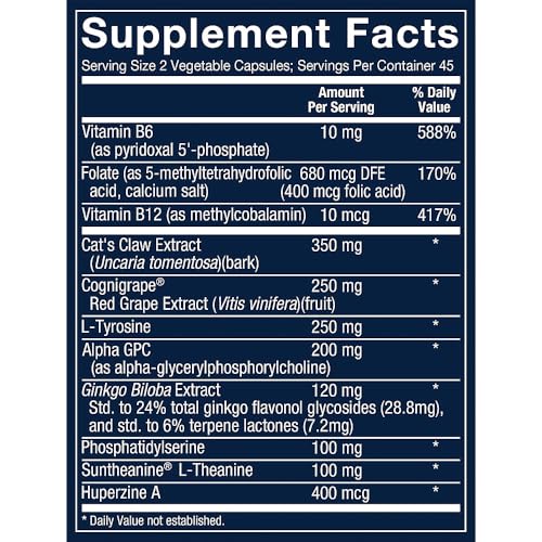 natural cognitive support ginkgo biloba