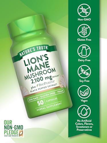 Natural cognitive support Lion's Mane mushrooms