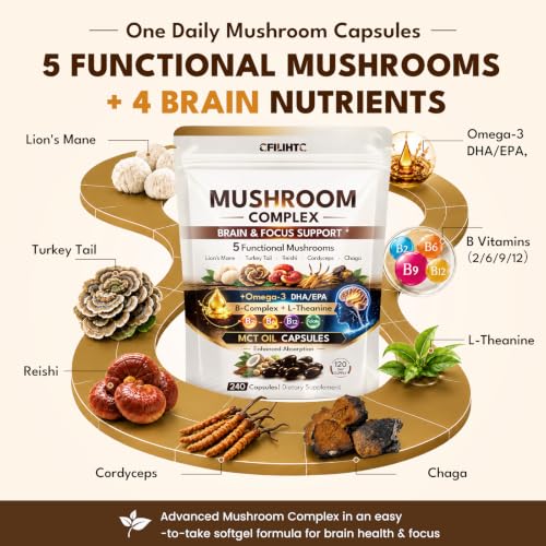 Natural cognitive support Lion's Mane