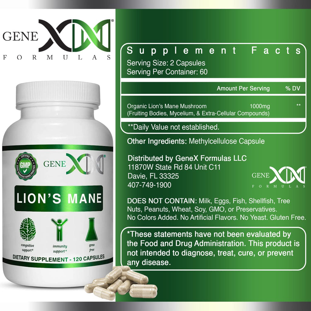 natural cognitive support lion's mane