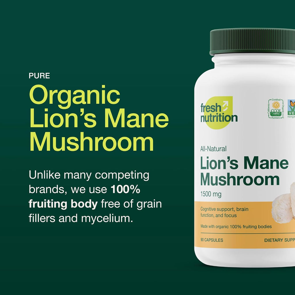 natural cognitive support lion's mane