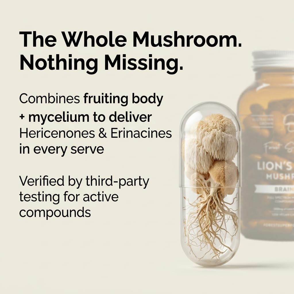 natural cognitive support lion's mane