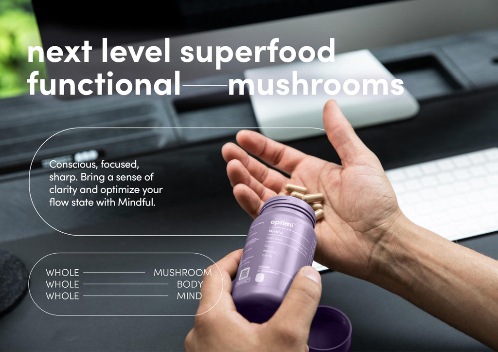 Natural cognitive support with mushroom capsules