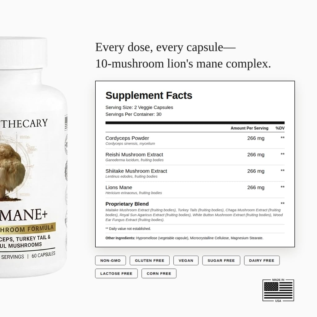 natural cognitive support with mushrooms