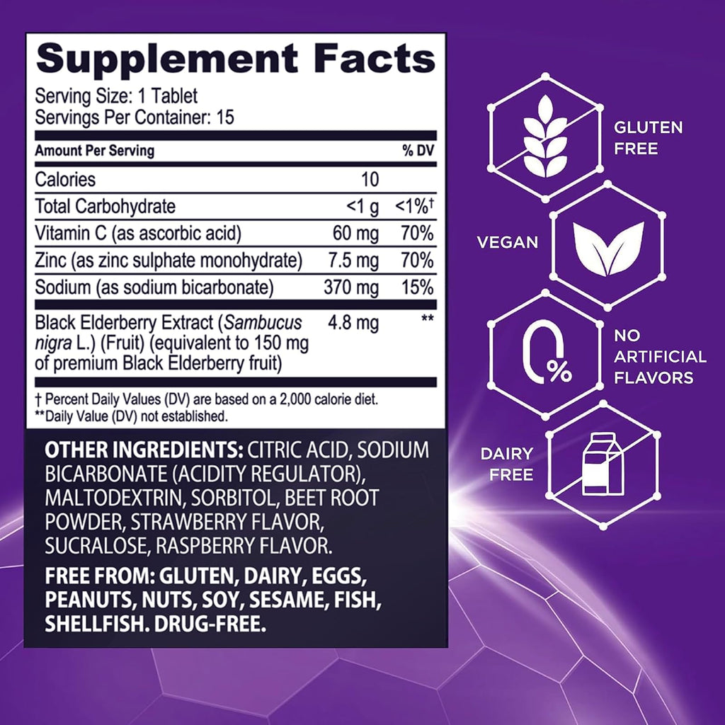 natural cold relief with elderberry