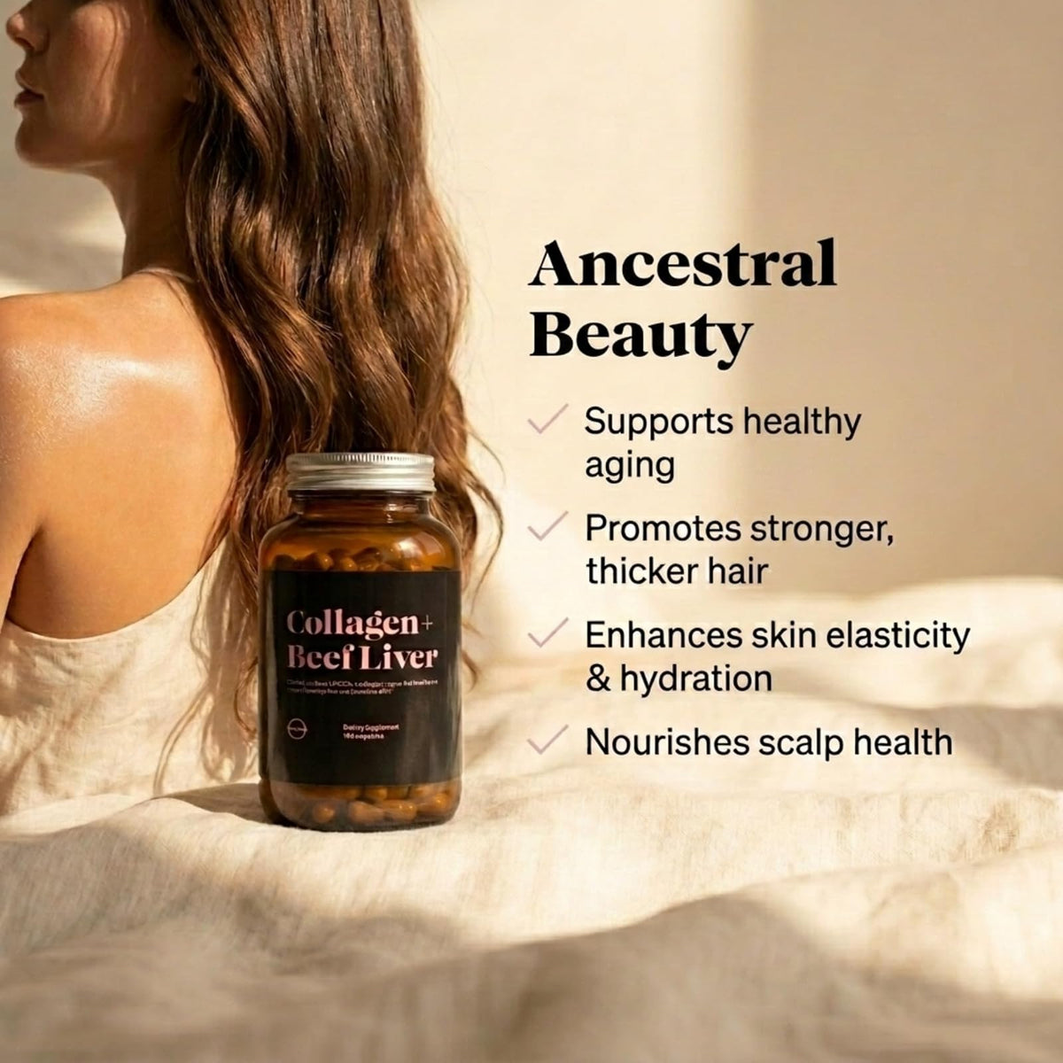 Natural collagen boost with liver