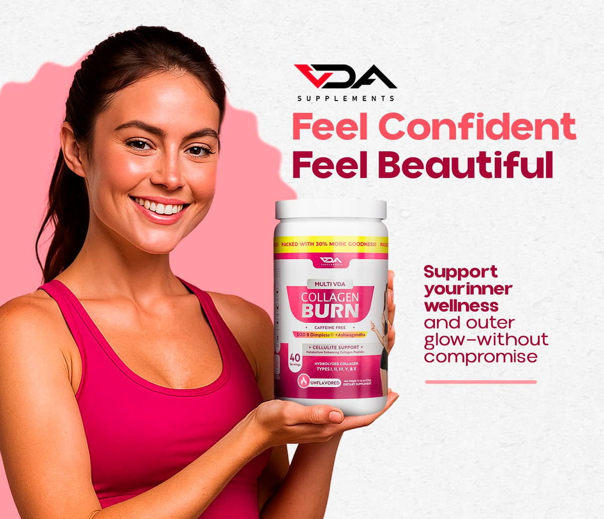 Natural collagen for improved elasticity