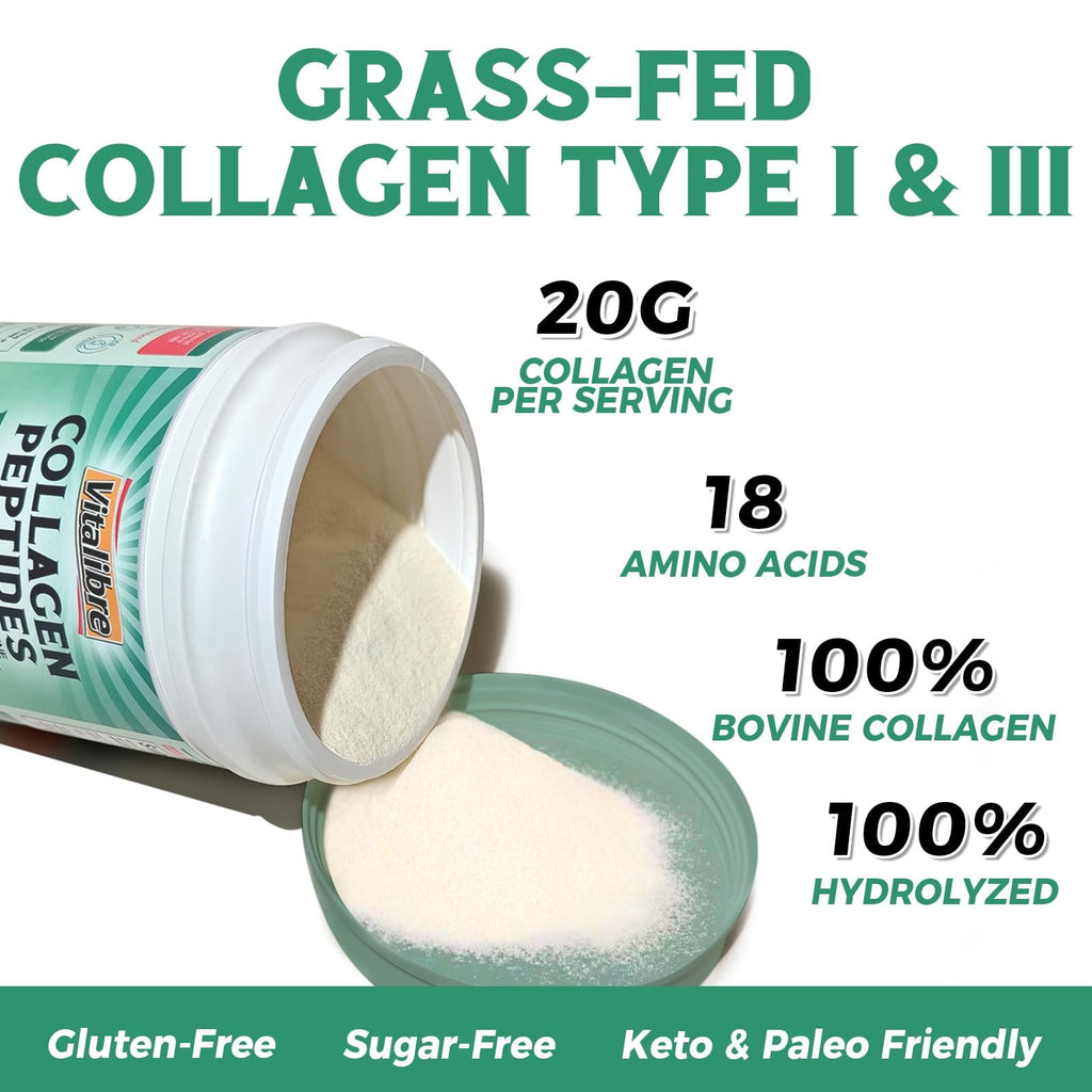Natural collagen peptides for beauty