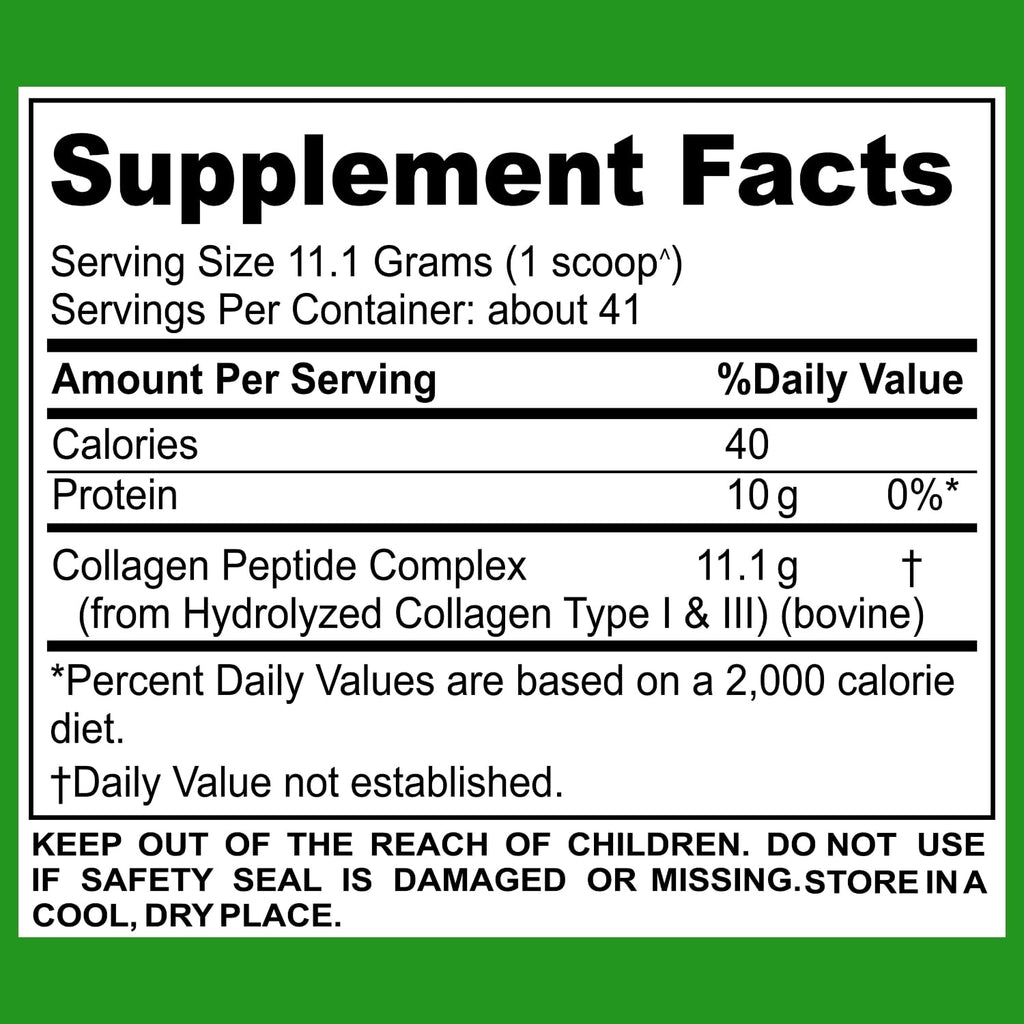 Natural collagen powder for smoothies