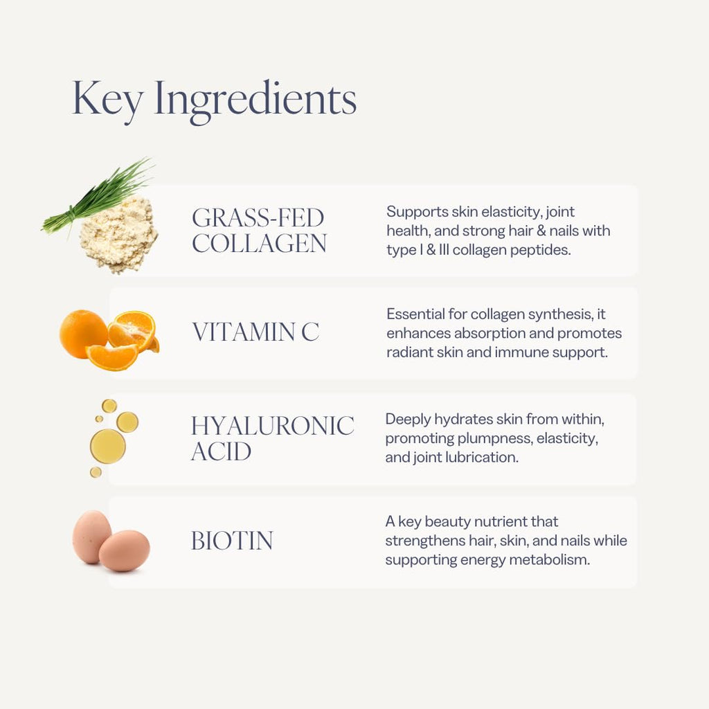 Natural collagen support for beauty routine