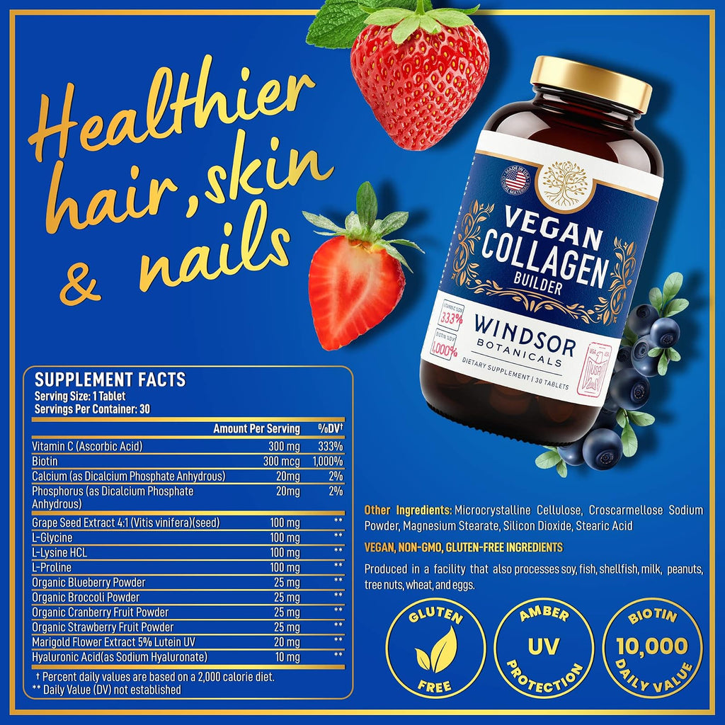 Natural collagen support for skin