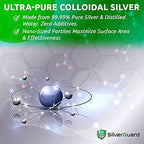 Natural colloidal silver supplement