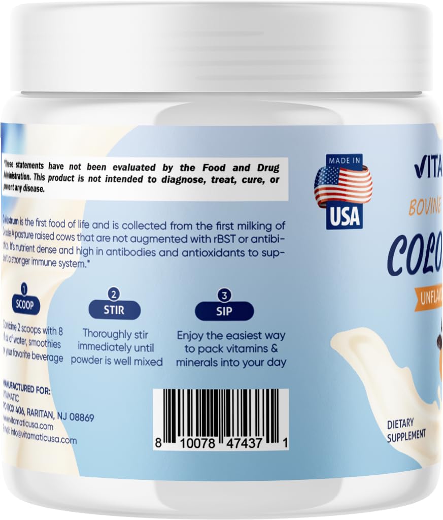 natural colostrum for enhanced wellness