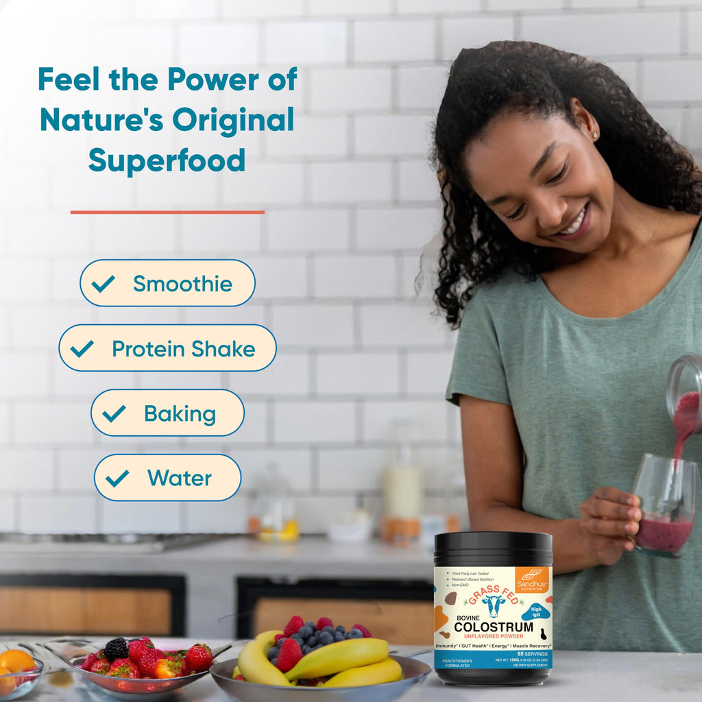 natural colostrum for enhanced wellness
