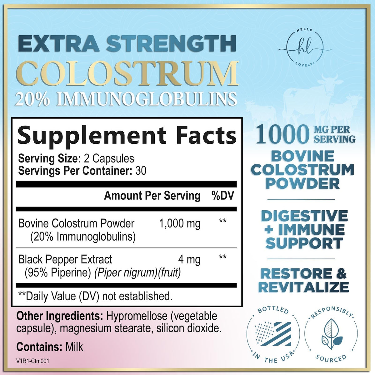 natural colostrum for gut health