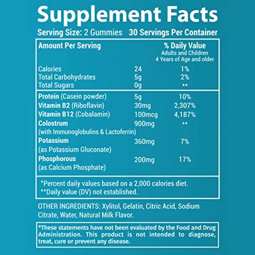 natural colostrum gummies for immunity