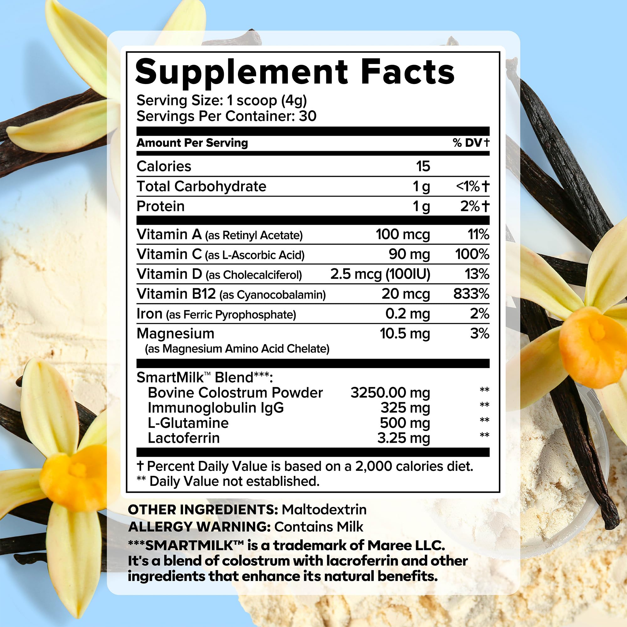 natural colostrum powder for immunity
