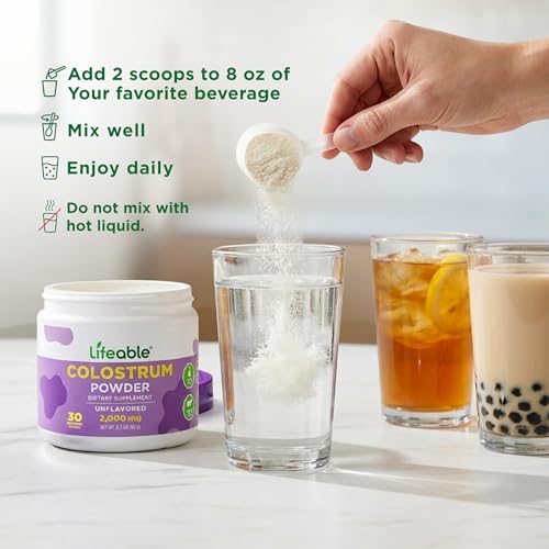 natural colostrum powder for vitality