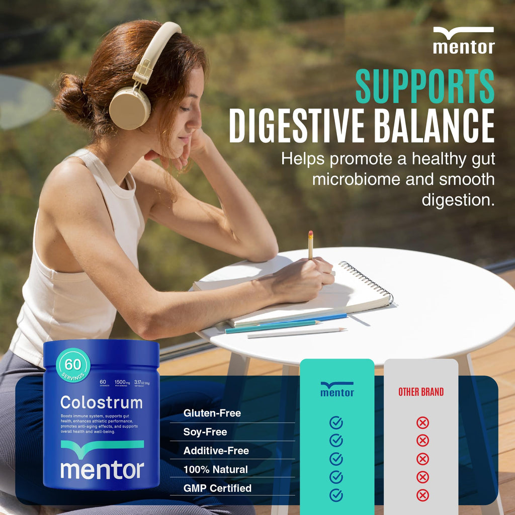 Natural colostrum powder for wellness