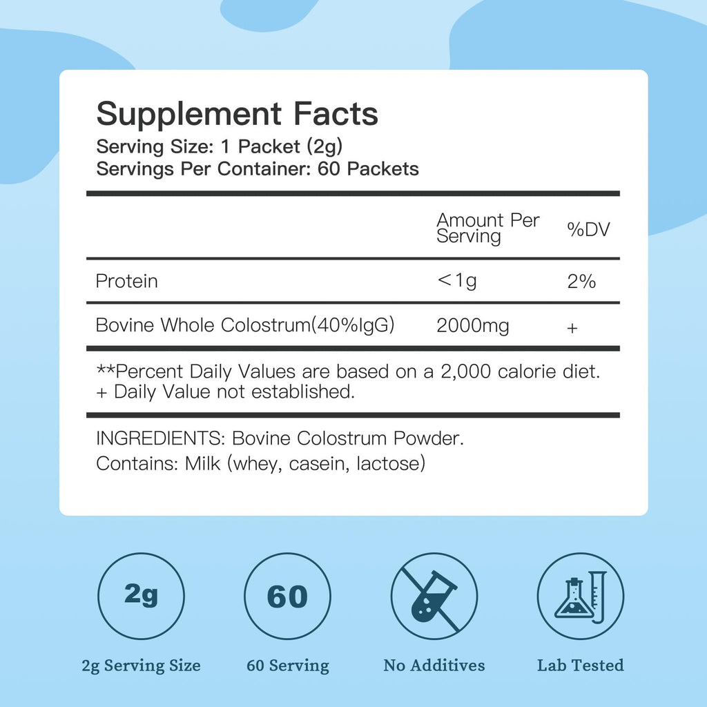 natural colostrum supplement for healthy hair