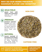 natural coltsfoot leaf tea infusion