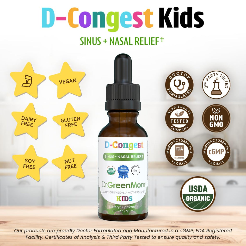 natural congestion relief for children