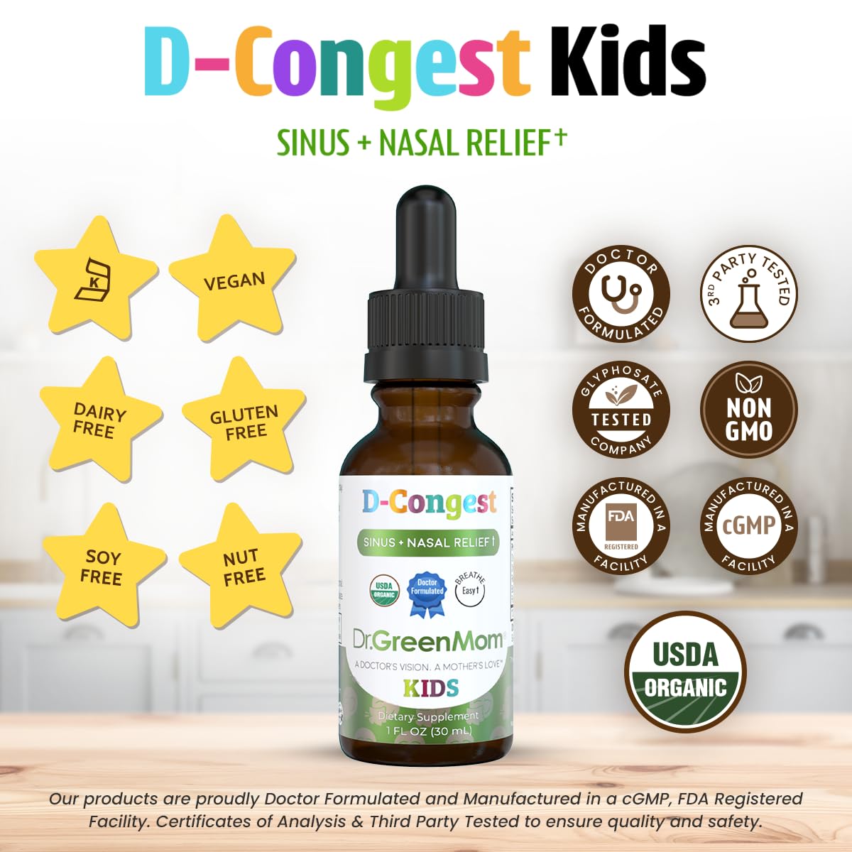 natural congestion relief for children