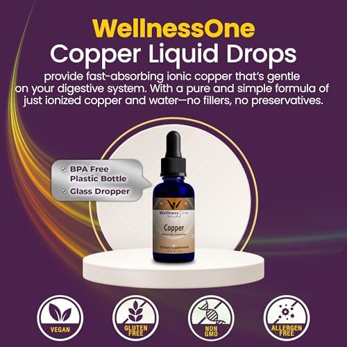 Natural copper supplement for vitality
