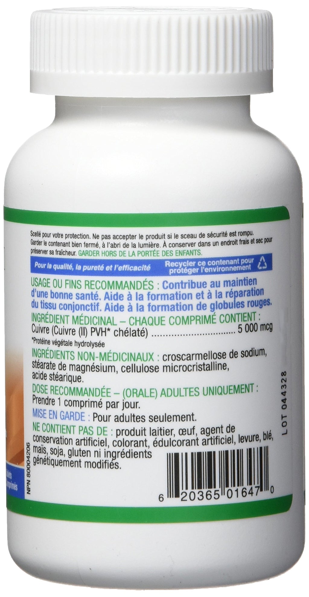 natural copper support for vitality