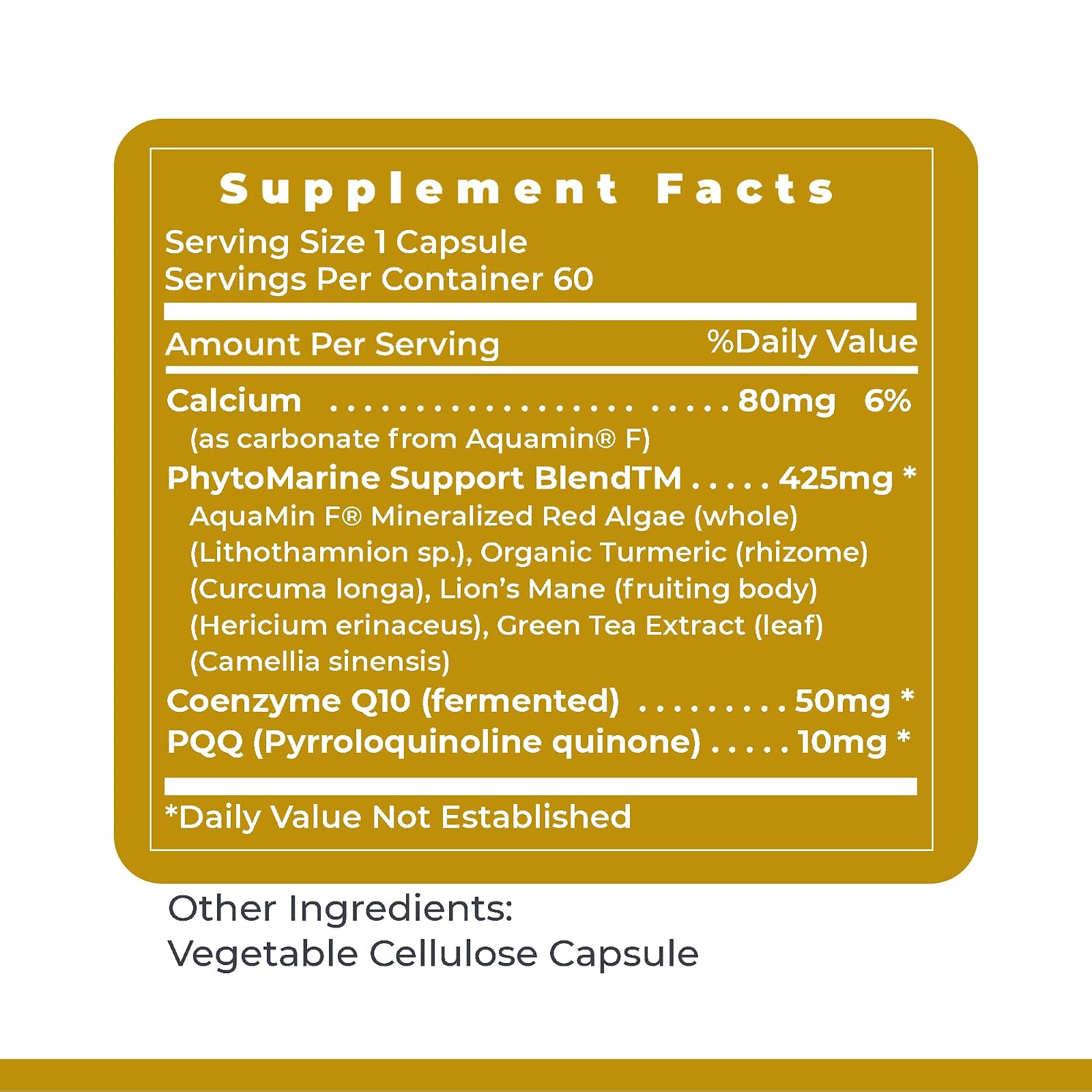 Natural CoQ10 for antioxidant support