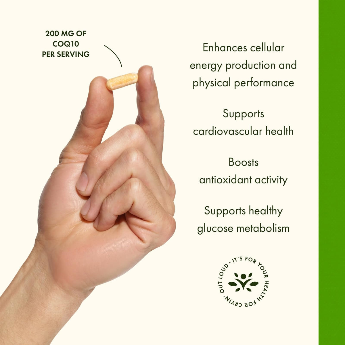 natural coq10 for antioxidant support