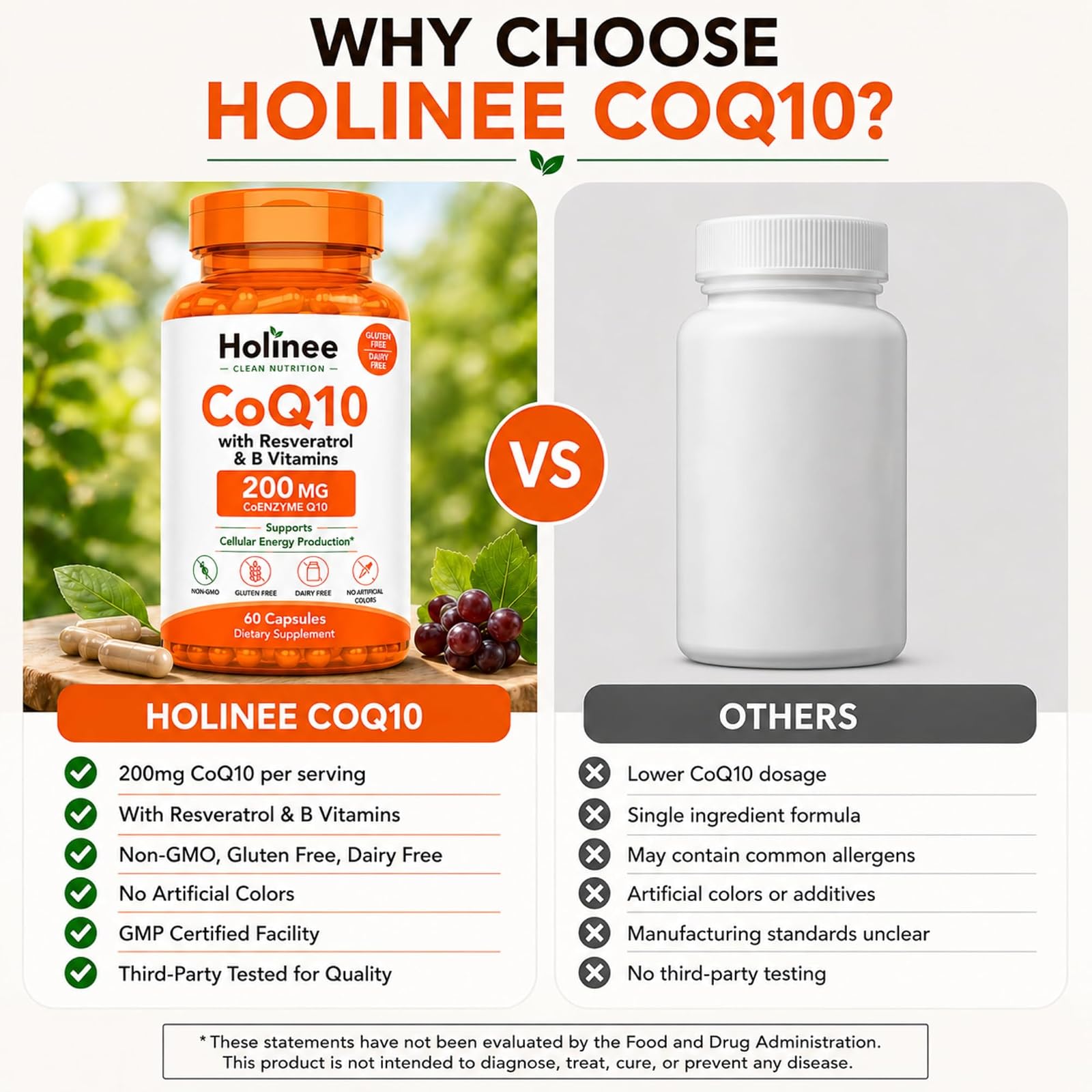 Natural CoQ10 for cellular energy