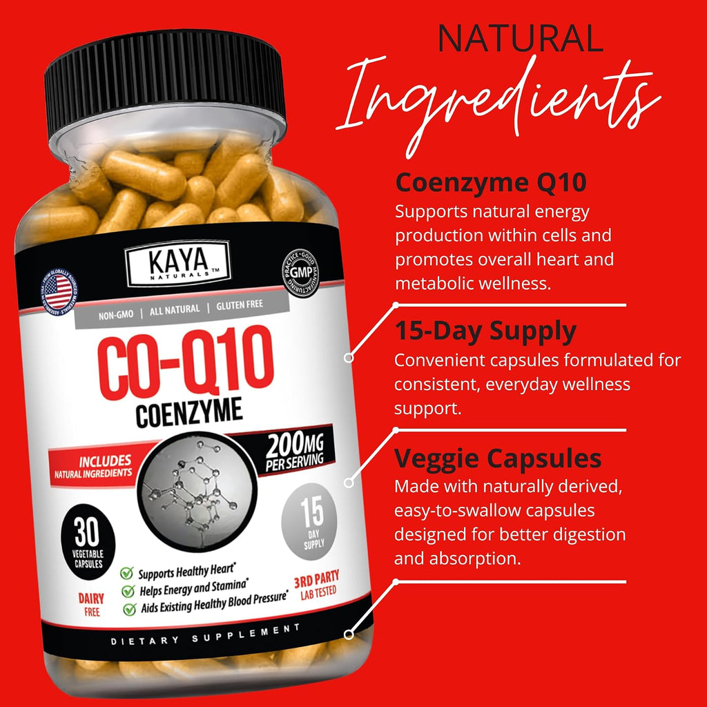 natural CoQ10 for cellular health