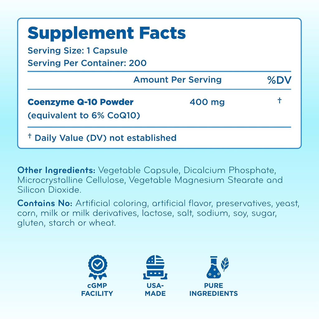 natural coq10 for vitality