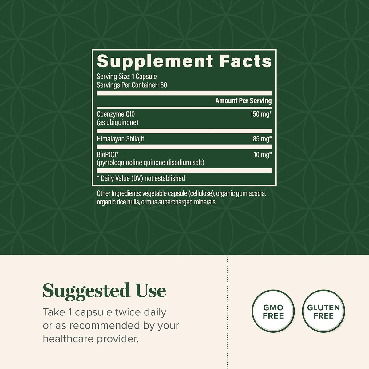 natural coq10 supplement for vitality