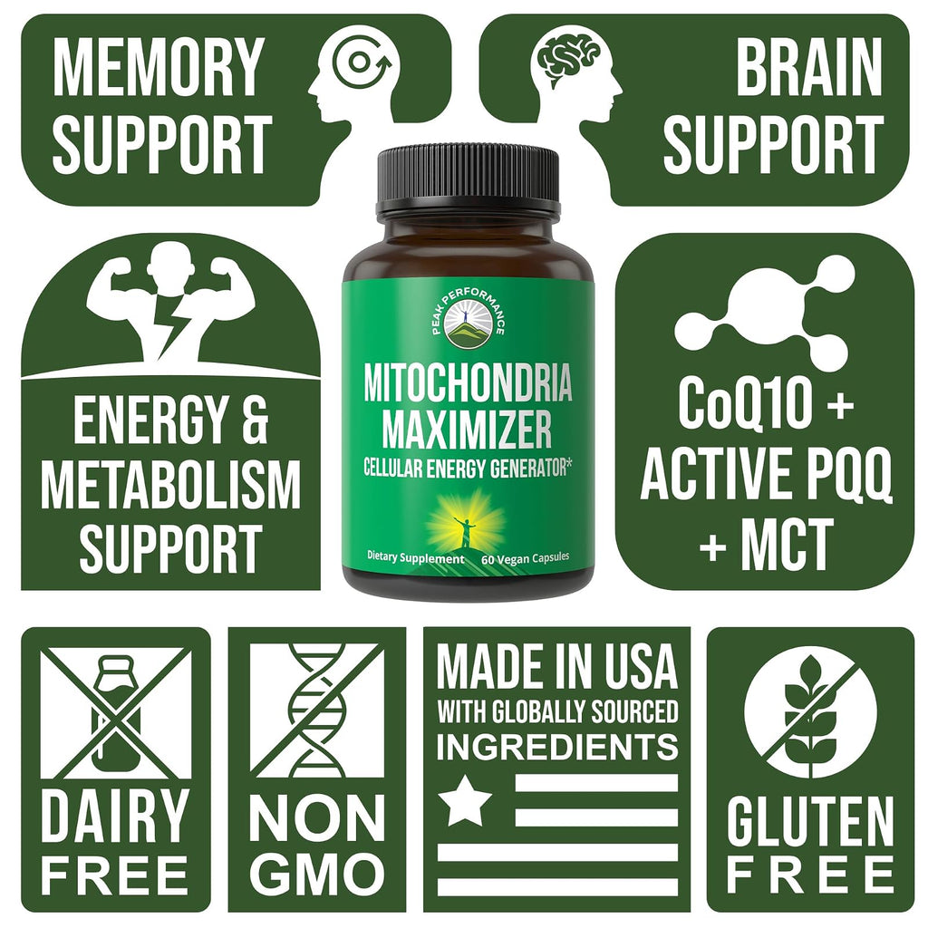 Natural CoQ10 supplement for vitality