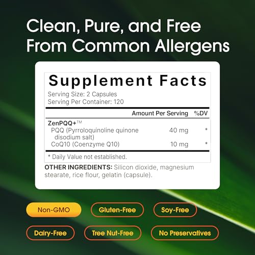 Natural CoQ10 supplement for vitality