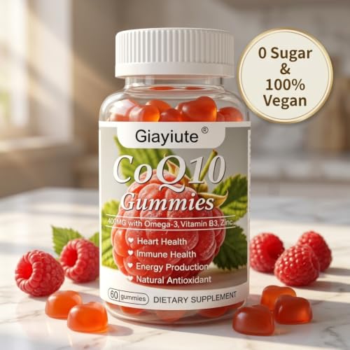 Natural CoQ10 supplement in gummy form