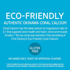 Natural coral calcium for strong bones