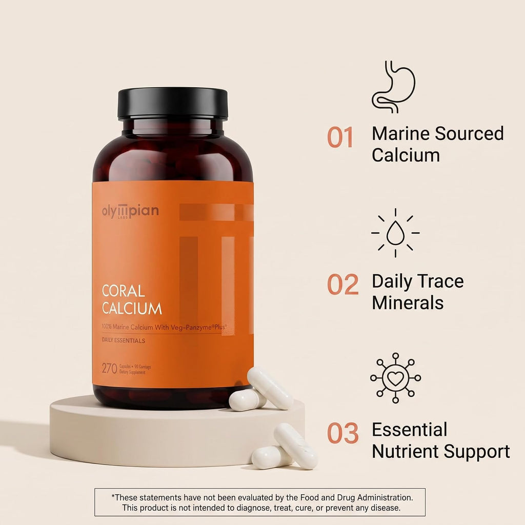 natural coral calcium for strong bones