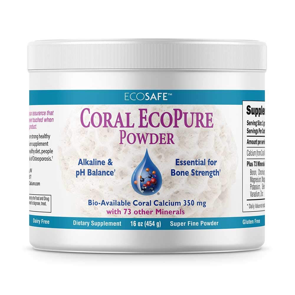Natural coral calcium for strong bones