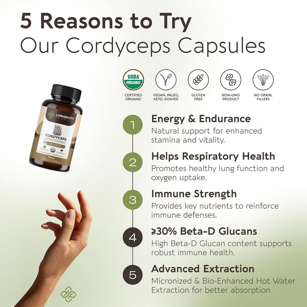 natural cordyceps supplement benefits
