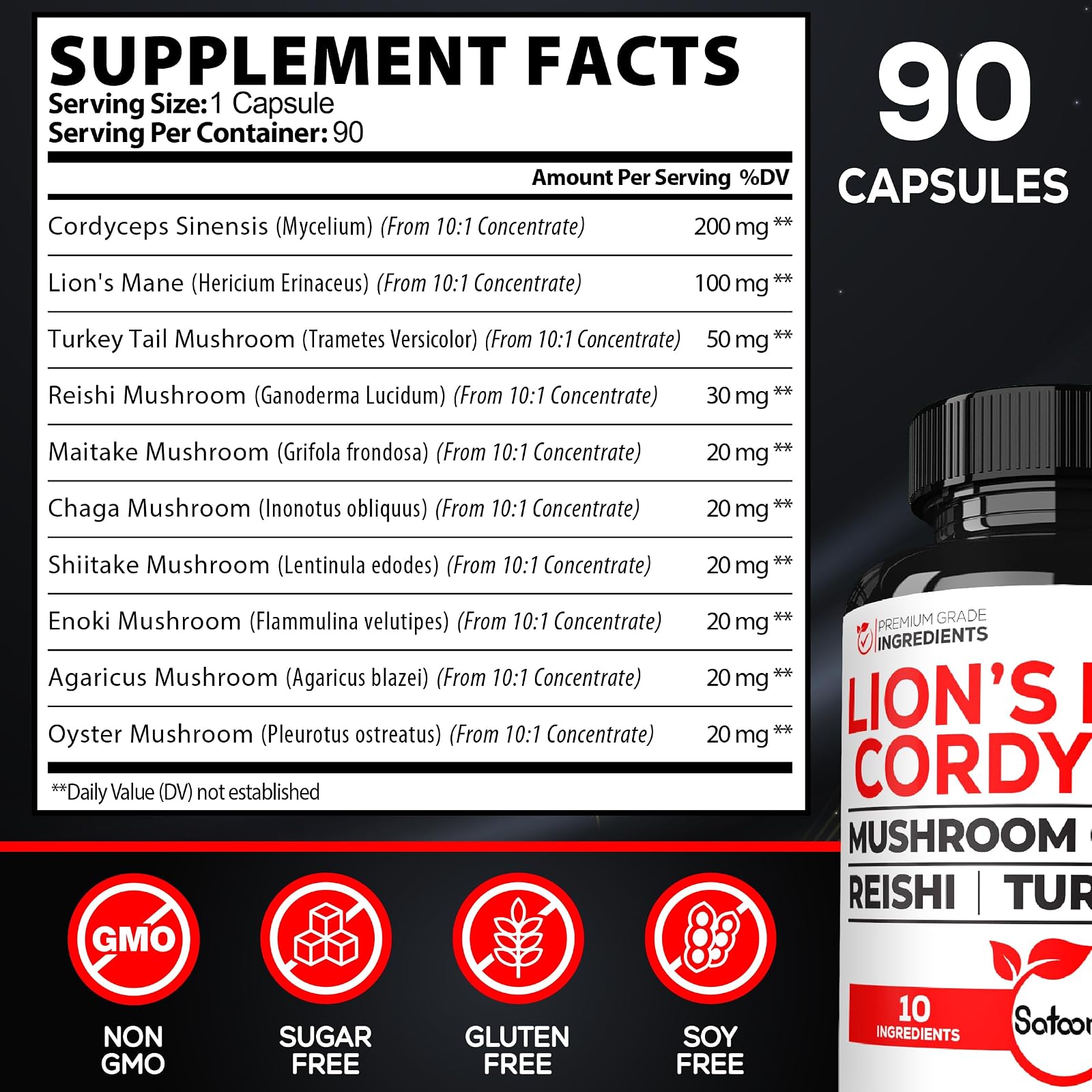 Natural Cordyceps supplement for endurance
