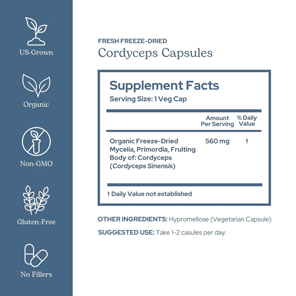 Natural Cordyceps supplement for endurance
